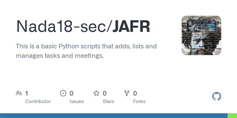 Github Nada18 Secjafr This Is A Basic Python Scripts That Adds Lists And Manages Tasks And