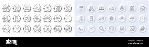 Ph Neutral Augmented Reality And Chart Line Icons For Web App Printing Line Icons Vector