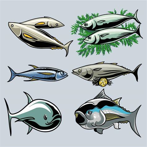 Tuna Fish Illustration 26602656 Vector Art At Vecteezy