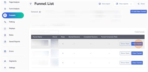 How To Use Funnel Folders Help And Documentations Insightech