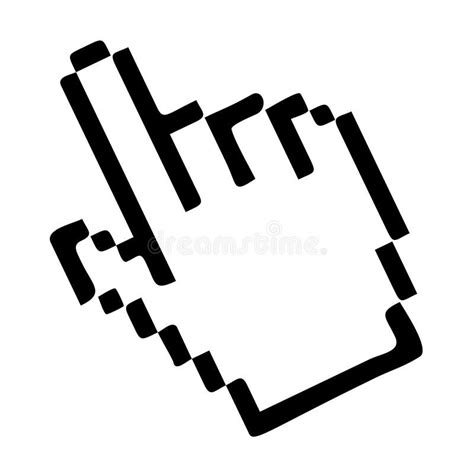 Cursor Hand Icon Hand Form Mouse Click Cursor Hand Pointer Stock