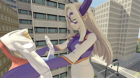 Ultraman Meets Mt Lady By Jaelynmoore8 On Deviantart