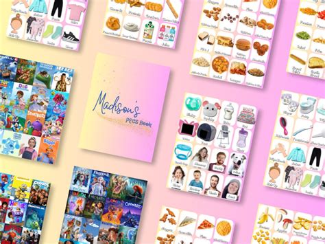 Custom Digital Pecs Cards For Autism And Nonverbal Individuals