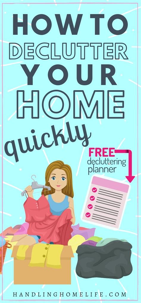 How To Declutter Your Home Quickly Free Decluttering Checklist