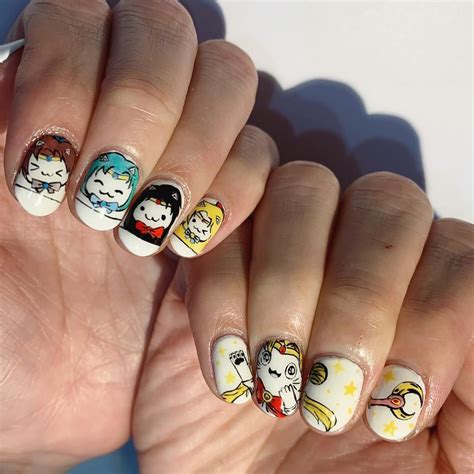 35 Anime Nail Art Ideas That Look Like They Were Pulled Off Your Tv