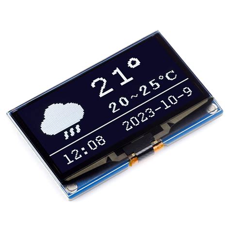 2 42 Oled Display Module 128 X 64 The Pi Hut