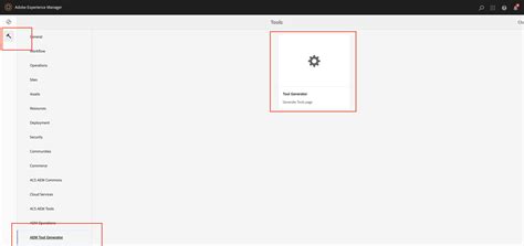 Aem Tool Create Generate Tool From Scratch Aem Best Practices And