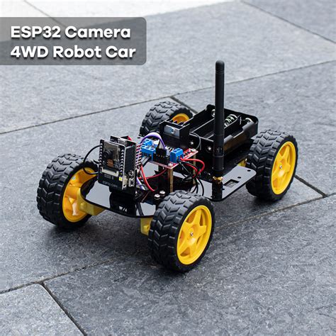 Esp32 Cam 4wd Smart Robot Car Kit With Wifi App Control Liqman Electronics