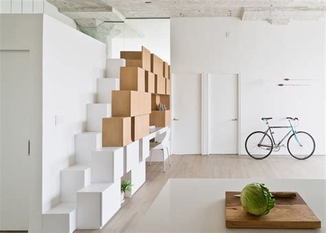 Doehler Loft Renovation By Sabo Project Has A Clustered Storage Unit