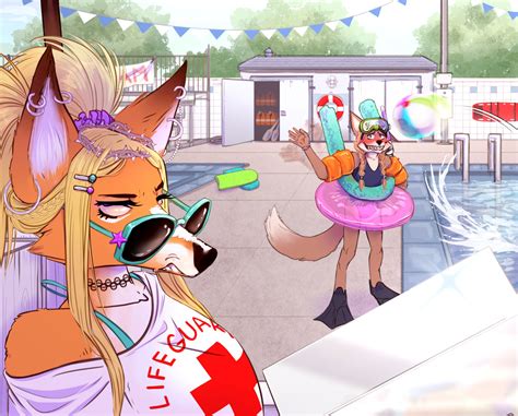 ¥ 1 шштшшвшт —1 Furry Fox Furry Canine Furry Art Nanihoo