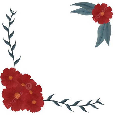 Flower Corner Designs Psd