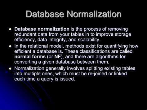 Database Normalizationpptx