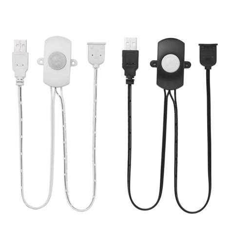 5Pcs Lots Mini PIR Motion Sensor Detector Switch LED Light Strip USB Infrared Motion For Closet