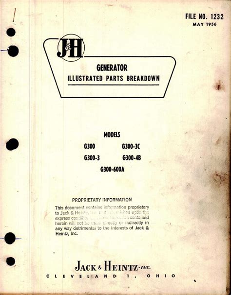 Overhaul Instructions For Generator Model G300 Series Feb21desa3