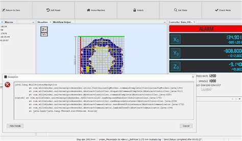 ugs unexpected exception error · issue 1624 · winder universal g code sender · github