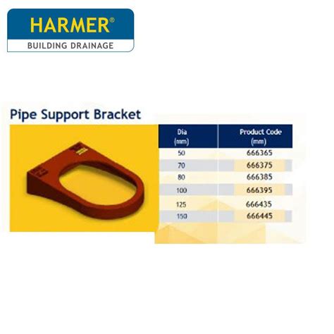 Harmer Sml Pipe Support Bracket Mm Buy Online From