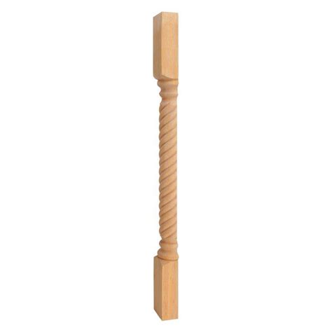 Hardware Resources White Birch Split Post With Rope Patterndefault