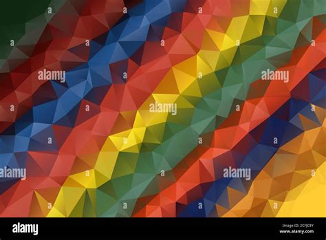Modern Multicolor Abstract Low Poly Lines Polygonal Background Vector