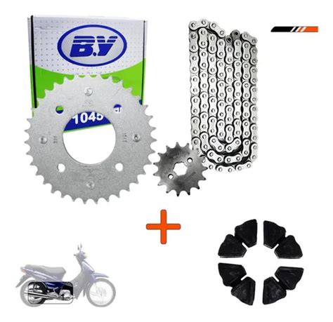 Kit Relação Bucha Coxim Coroa Biz 100 1998 A 2005 Parcelamento Sem