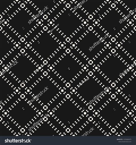 Subtle Vector Minimalist Seamless Pattern Tiny Stock Vector Royalty Free 1255689475