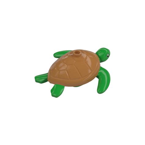 Lego Turtle With Medium Dark Flesh Shell 104100 Brick Owl Lego Marketplace