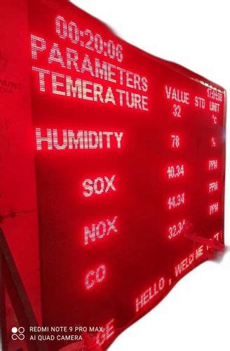 Power Consumption 220 V Red Running LED Display Board Operating Temperature 32 Input Voltage