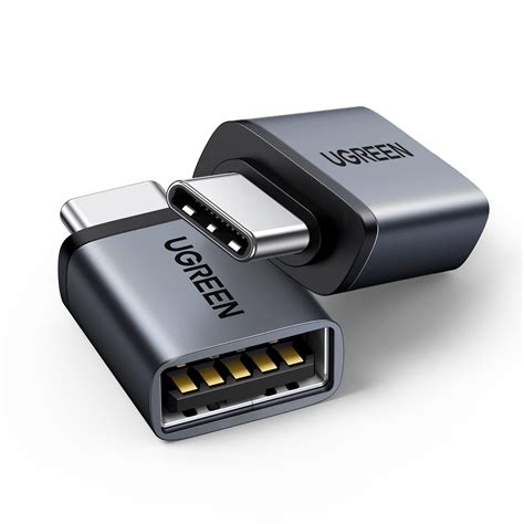Ugreen Usb C To Usb Adapter 10gbps 2 Pack Type A Female To Type C Male Adaptor Aluminum Otg