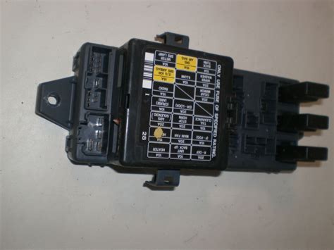 1997 1999 Subaru Legacy Outback Under Dash Fuse Panel And Lid Module