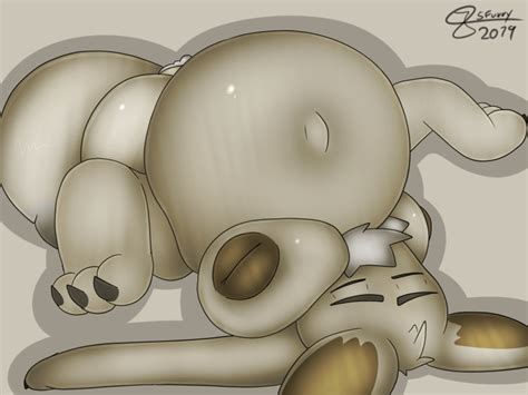 Rule 34 Alternate Color Belly Big Belly Cum Cum In Pussy Cum Inside Eevee Female Furry