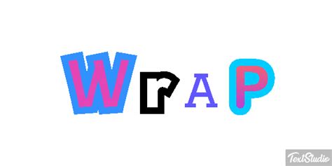 Wrap Word Animated  Logo Designs