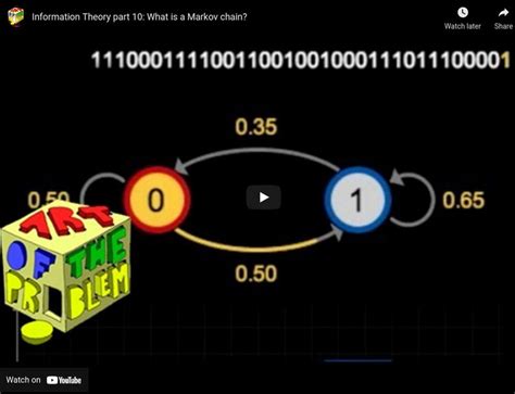 Khan Academy Journey Into Information Theory Origin Of Markov Chains Instructional Video For