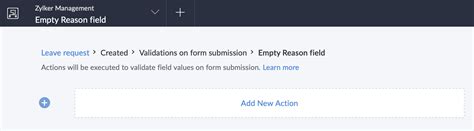 Configuring Deluge Script On Validation In Form Workflows Zoho