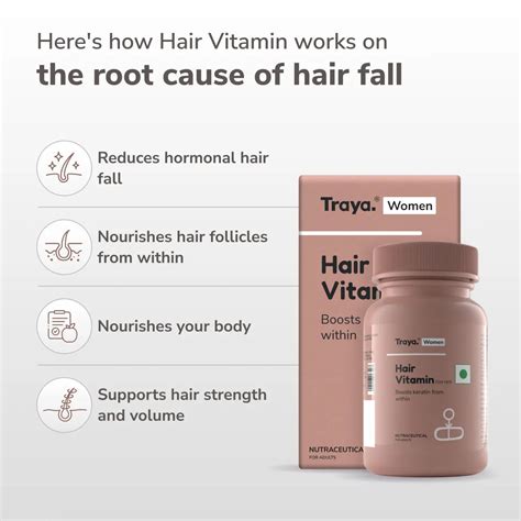 Hair Vitamin For Her Boosts Keratin From Within 100 Vegetarian Traya