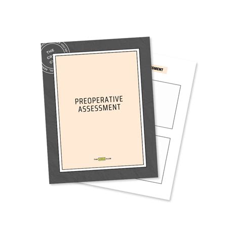 Preoperative Assessment The Crna Club