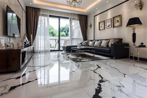Stylish Contemporary Luxury Interior Design With Marble Surfaces