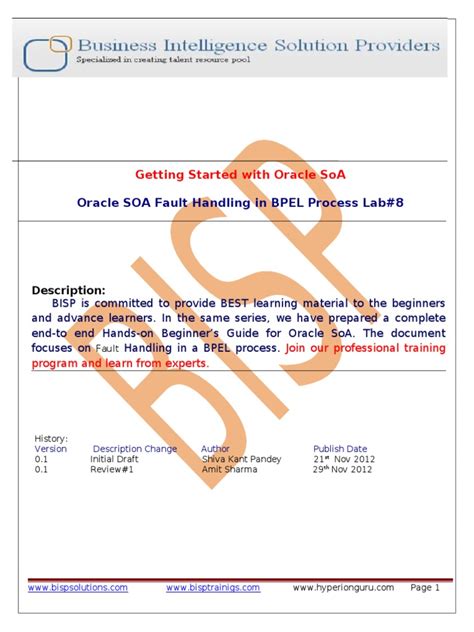 Getting Started With Oracle Soa 8 Pdf Data Software