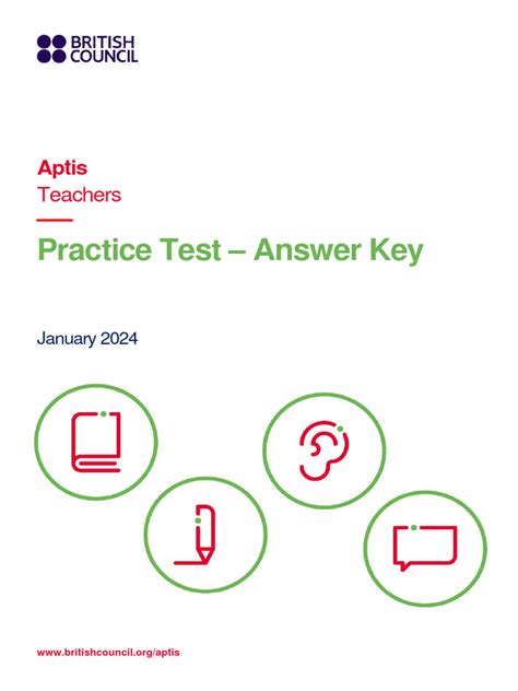 Aptis For Teachers Practice Test Answer Key Writing Pdf