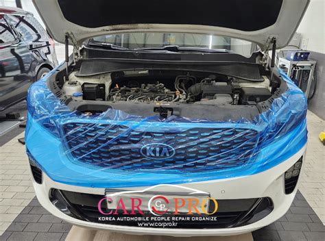 더뉴쏘렌토 겉벨트세트 연료필터 교환 정비 정비갤러리 카프로샵