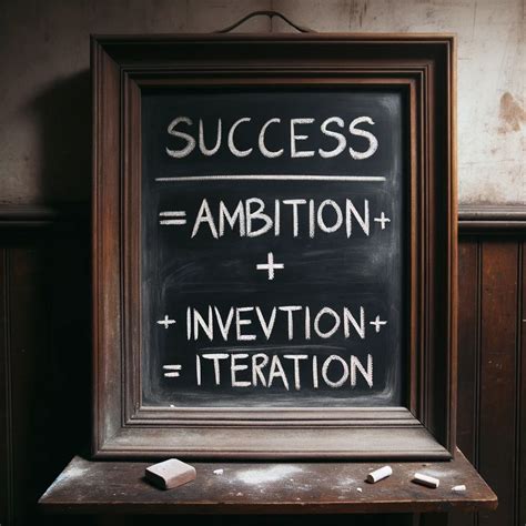 Outcome Ambition Invention X Iteration Large Outcomes Usually Require Large Ambition Also