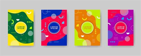 Minimal Corporate Cover Design Set Modern Background Collection With