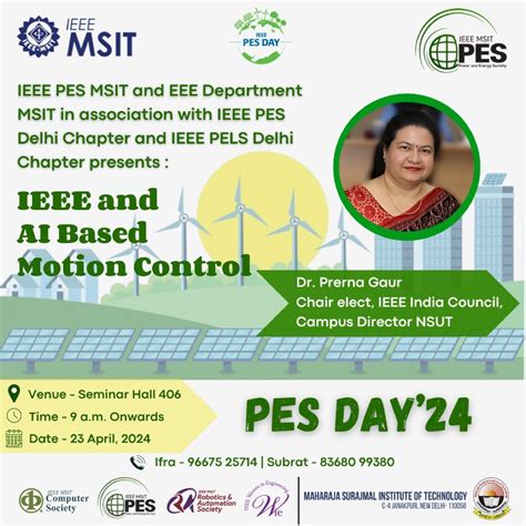 Ieee Msit On Linkedin Ieeepesday2024 Ieeepesmsit Motioncontrol