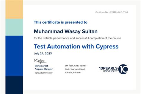 Muhammad Wasay On Linkedin Testautomation Cypress Webtesting Softwarequality