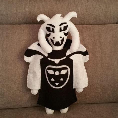 Felt Handmade Plush Asriel Dreemurr Unofficial By Barbaracreazioni