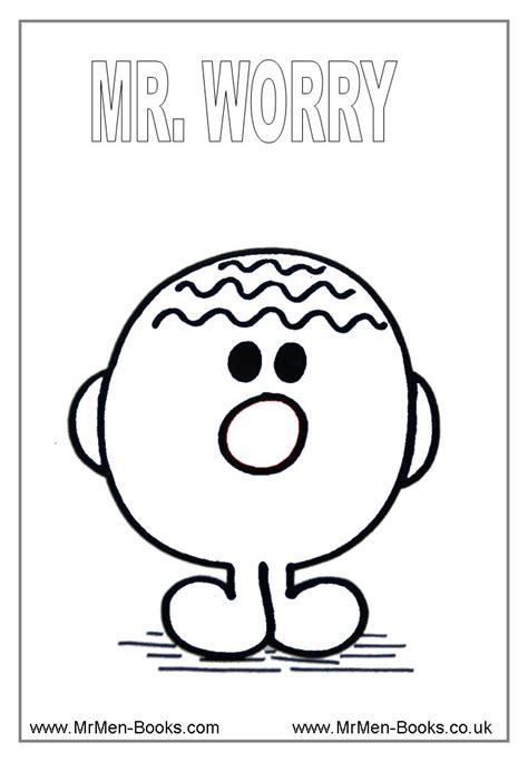Worry Coloring Sheets Coloring Pages
