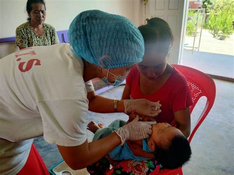 ခိုင်ကမ်းမြို့၌ အသက် ၁ နှစ်ခွဲအောက် ကလေးငယ်များနှင့် ကိုယ်ဝန်ဆောင်မိခင
