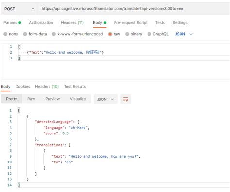 Multilingual Sentence Translation Using Azure Text Translation