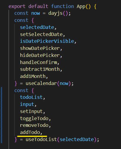 Reactnative Project 투두리스트 달력 3