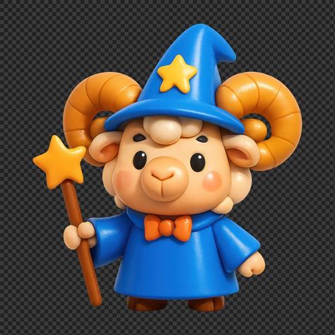 Png Cute Wizard Sheep Illustration Free Png Rawpixel
