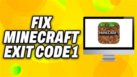 How To Fix Minecraft Exit Code 1 2024 Quick Fix YouTube