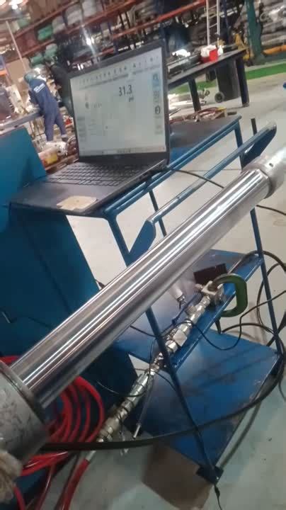 Rashid Hameed On Linkedin Hydraulic Cylinder Testing Retract And Extract Moving